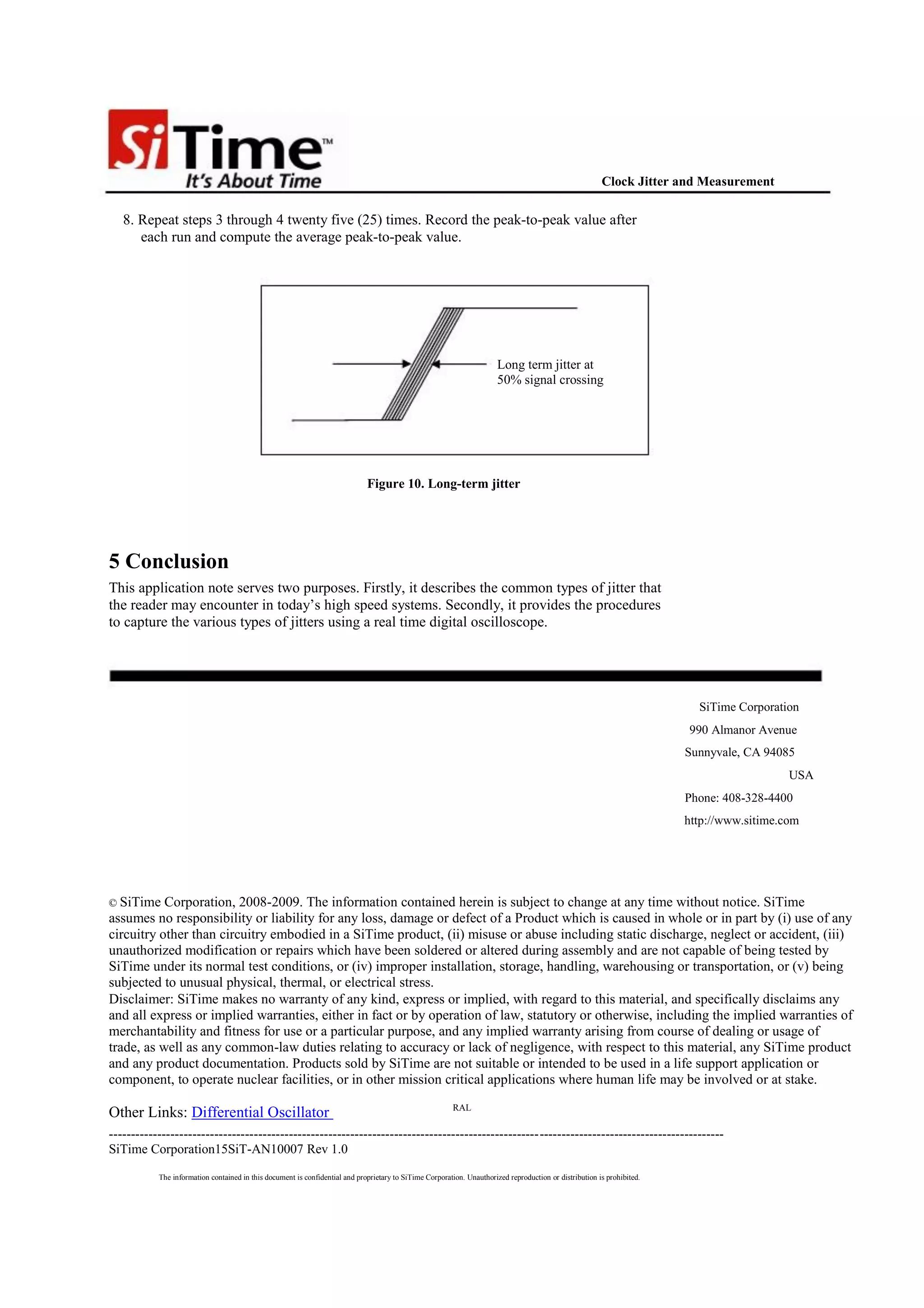 Clock Jitter And Measurement Pdf Physics Science