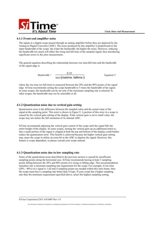 Clock Jitter and Measurement | PDF | Physics | Science