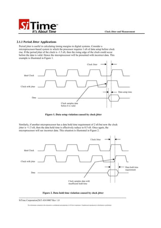 Clock Jitter and Measurement | PDF