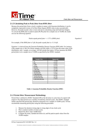 Clock Jitter and Measurement | PDF | Physics | Science