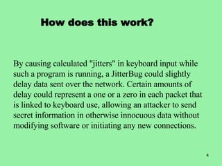 Jitter Bugslec | PPT | Computing | Technology & Computing