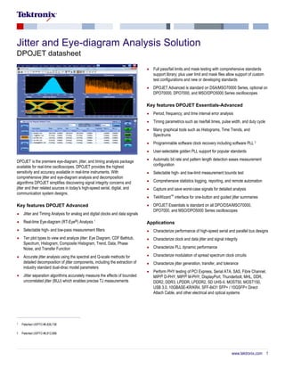 Jitter and Eye-diagram Analysis Solution - Tektronix.pdf