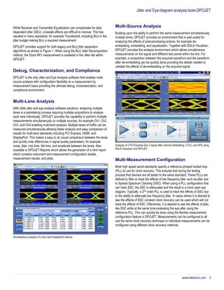 Jitter and Eye-diagram Analysis Solution - Tektronix.pdf | Graphics Software | Computer Software ...