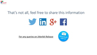 Jitterbit Harmony Spring’15 cloud integration platform | PPT