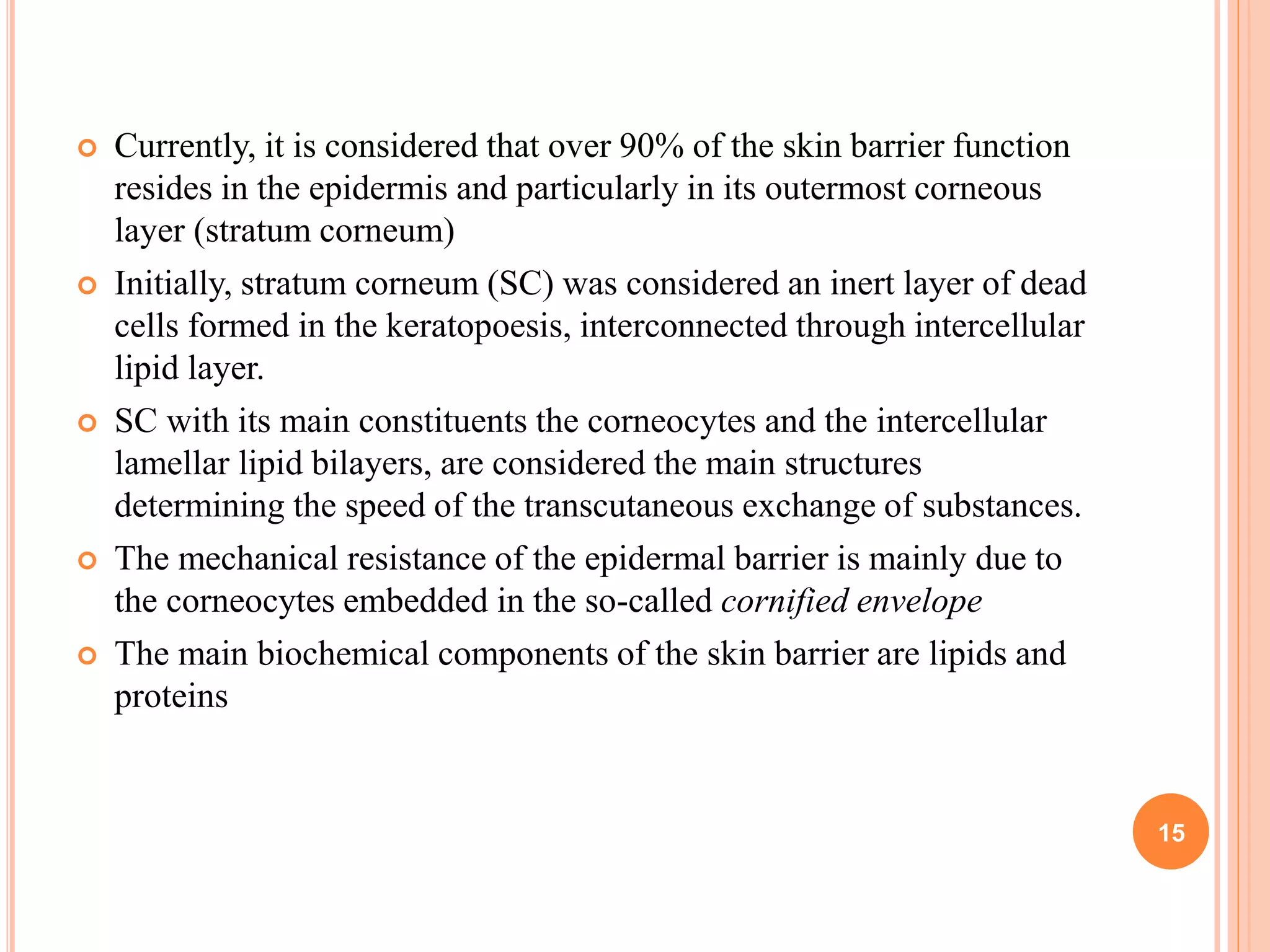 Skin structure and Barriers | PPTX