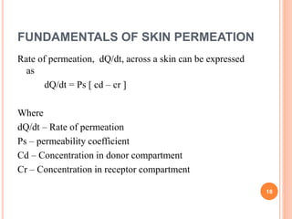 Skin structure and Barriers | PPTX