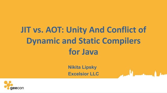 Jit Vs Aot Unity And Conflict Of Dynamic And Static Compilers 