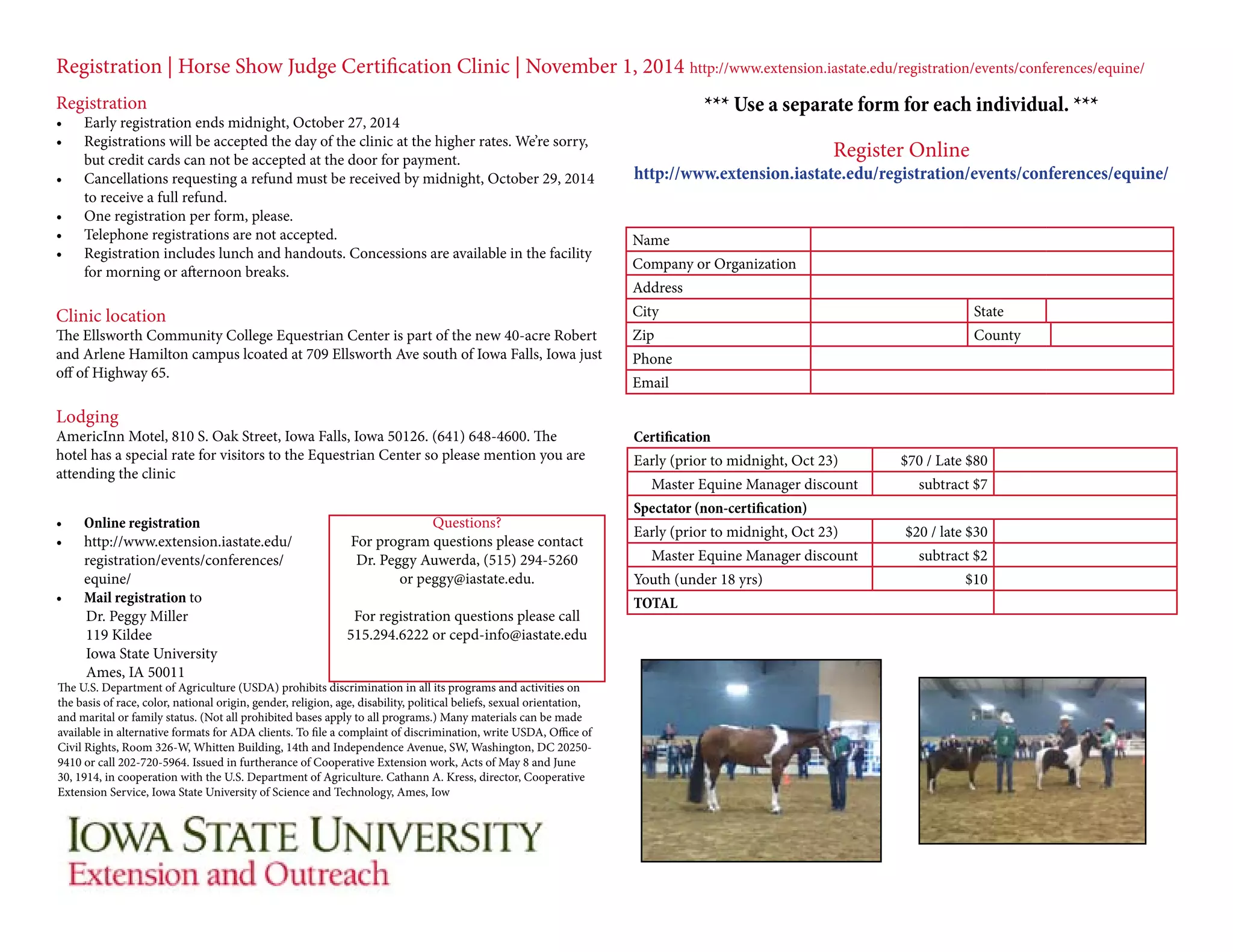 Iowa Horse Judges Certification Clinic | PDF