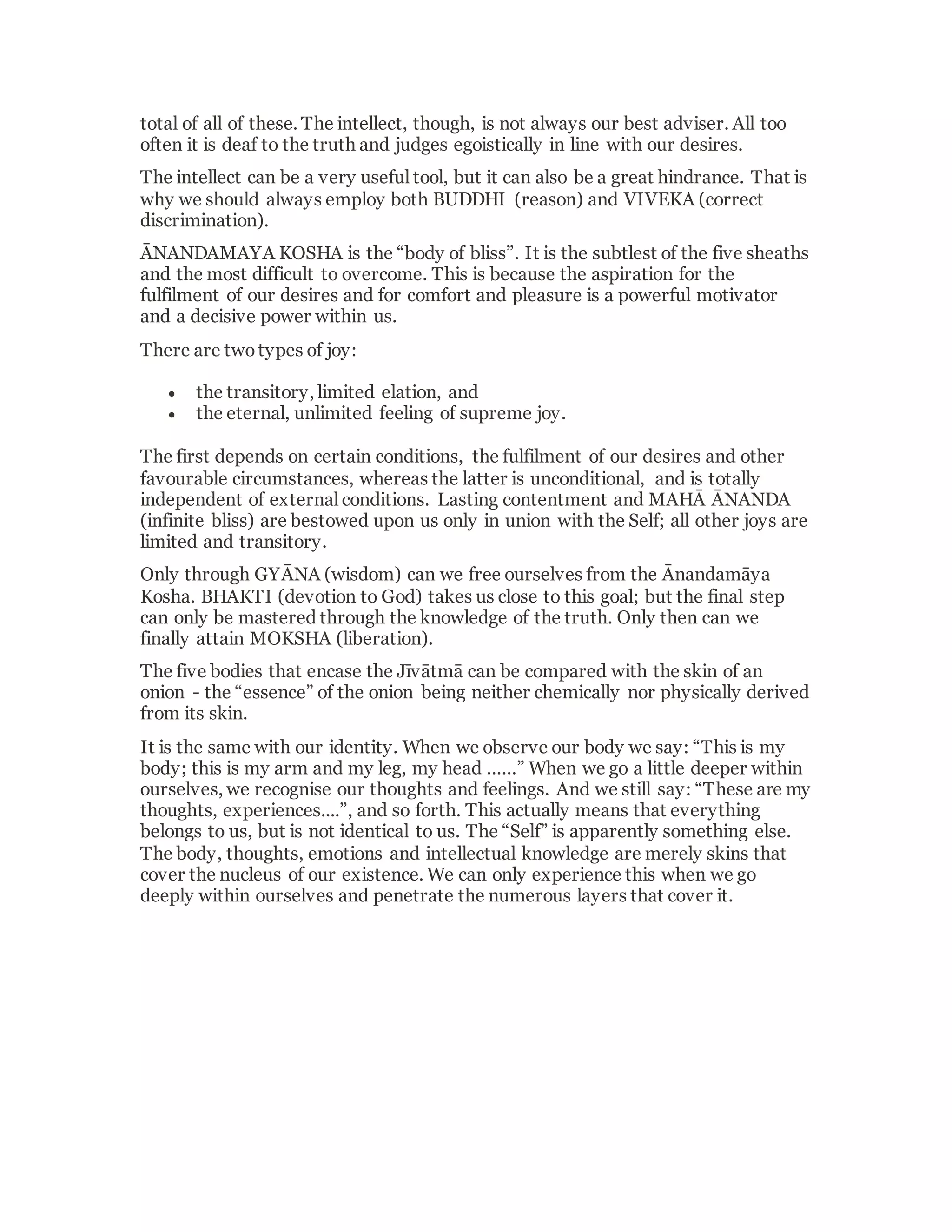 Jivatma, atma, paramatma chakras.net | DOCX