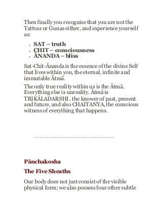 Jivatma, atma, paramatma chakras.net | PDF