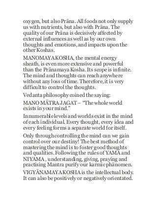 Jivatma, atma, paramatma chakras.net | PDF