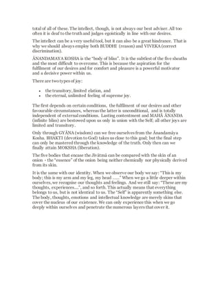 Jivatma, atma, paramatma chakras.net | PDF