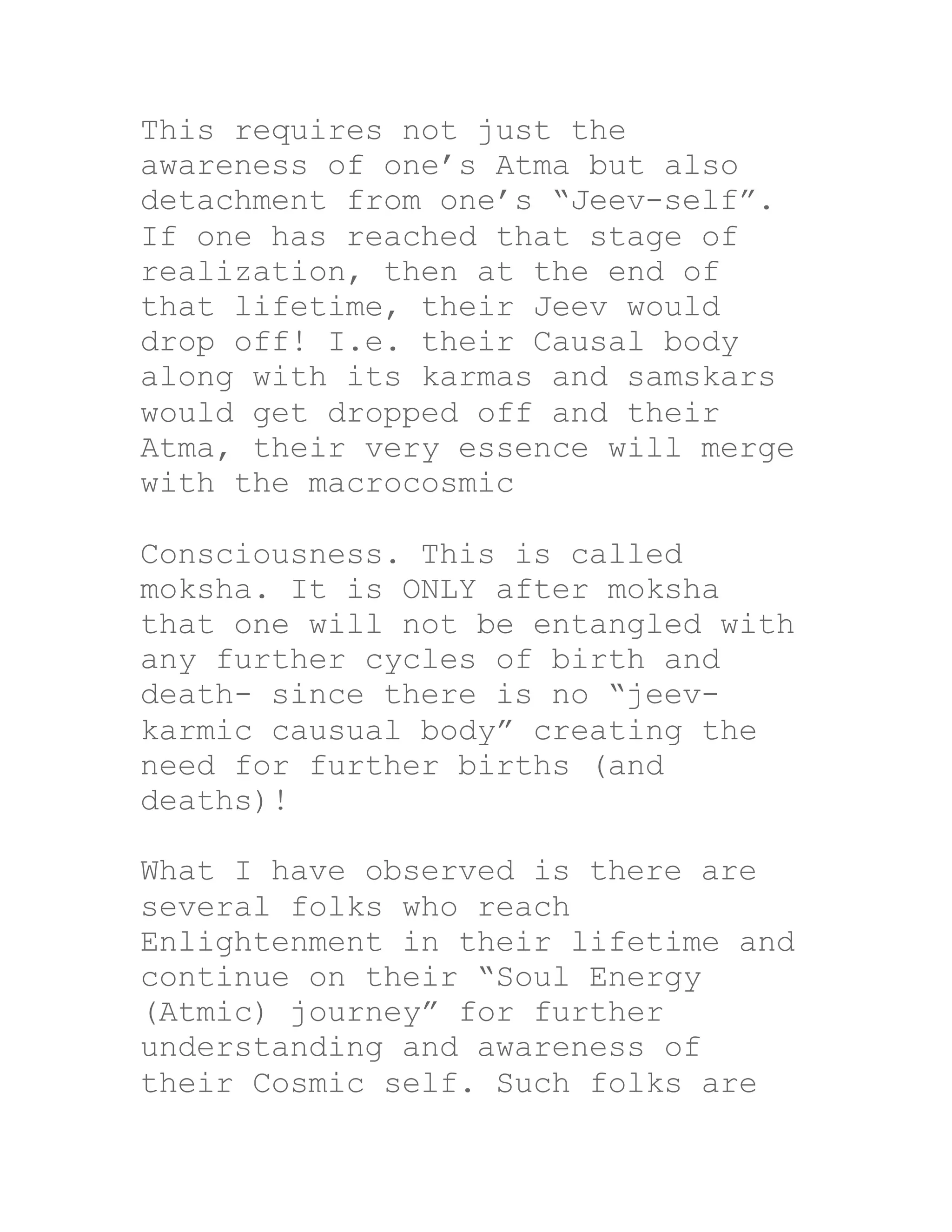Jivatma ( individual soul ). | DOCX