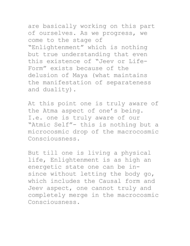 Jivatma ( individual soul ). | PDF