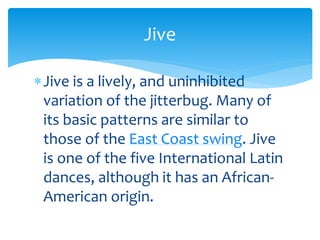 The History and Characteristics of Jive .pptx