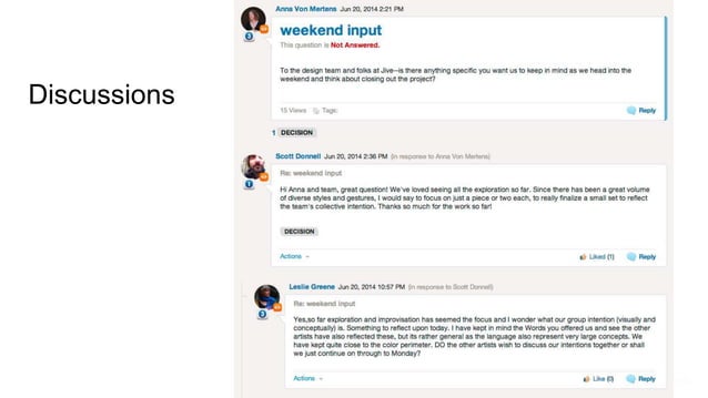 Jive artists collaboration | PPT