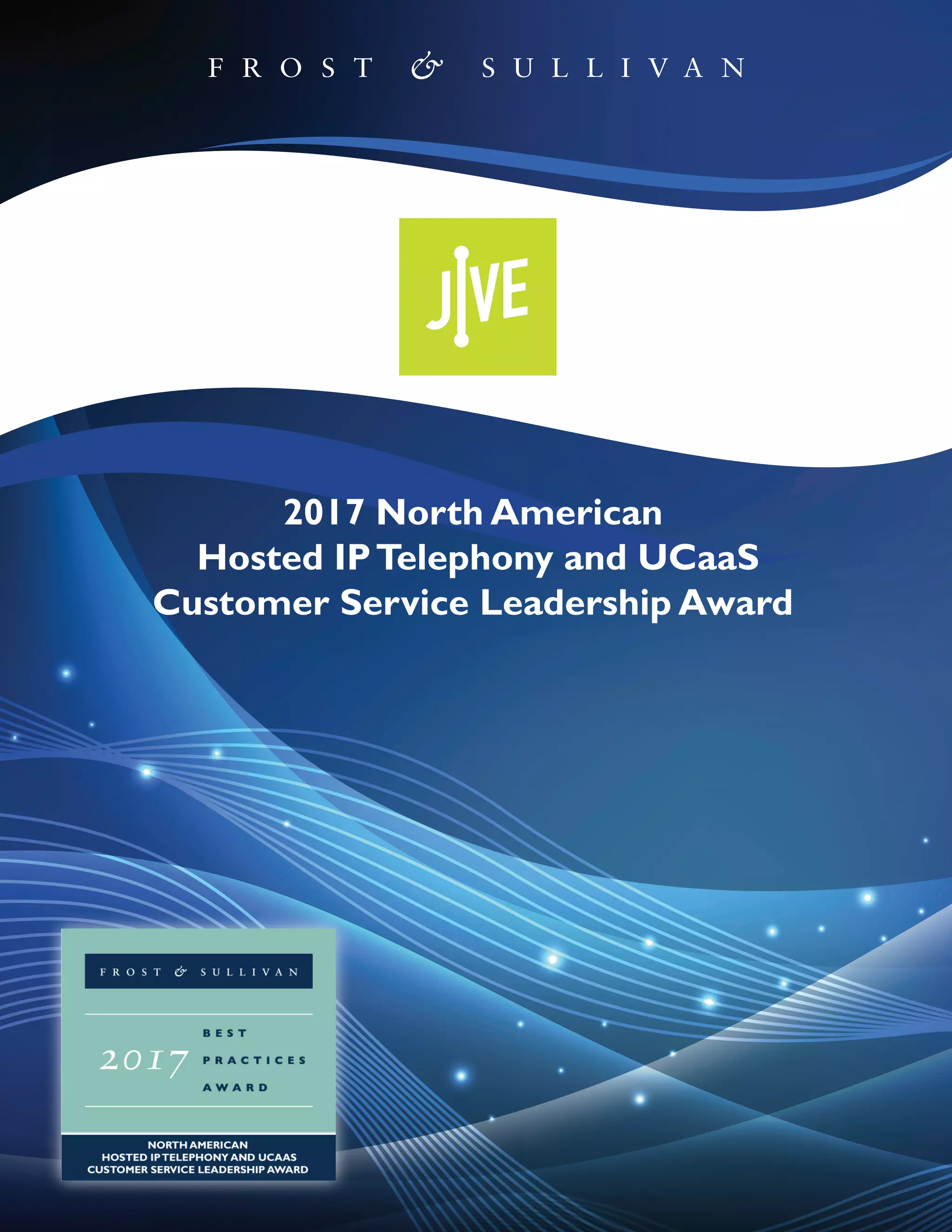Jive Communications Award Write Up | PDF