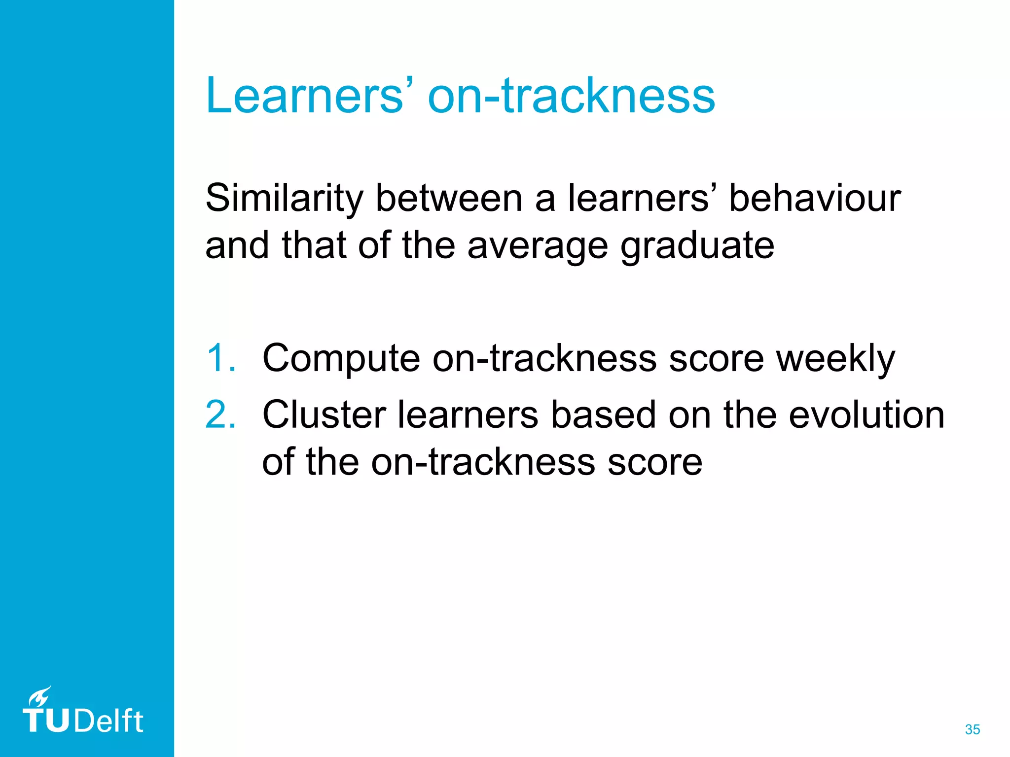 The Learning Tracker - A Learner Dashboard that Encourages Self ...