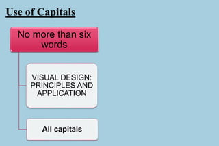 Chapter 3: Visual Design: Principles and Applications | PPTX