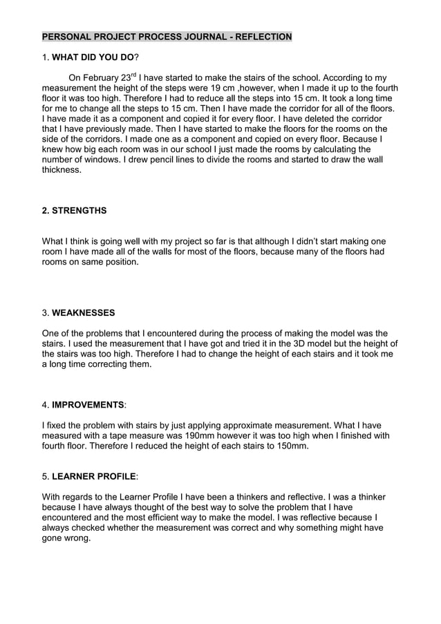 Ji yoon 10-11 process journal reflection - general - feb 24th | PDF