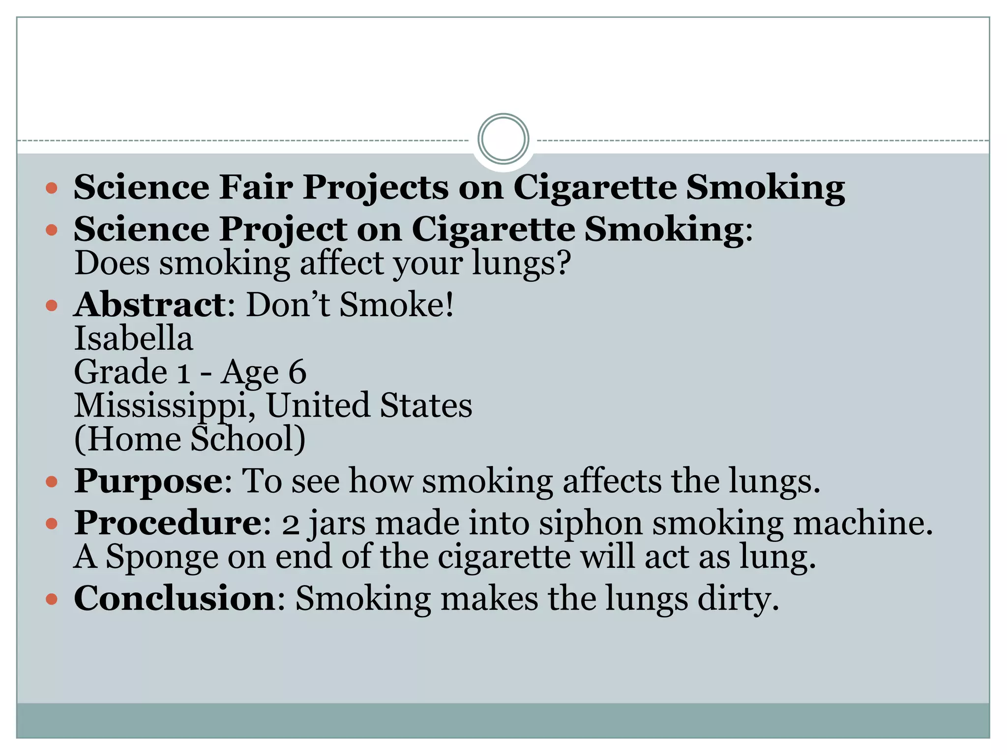 science fair experiment | PPTX