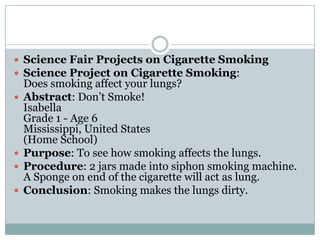 science fair experiment | PPTX