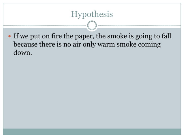 science fair experiment | PPTX | Smoking Cessation | Wellness