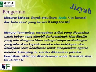 Jizyah, ghanimah, dan fa'i | PPTX