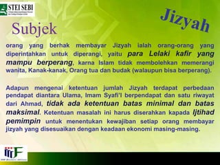 Jizyah, ghanimah, dan fa'i | PPTX