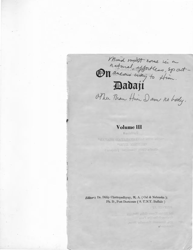 On Dadaji - Vol III Amiyaroy Choudhary | PDF