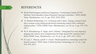 Contouring Control of CNC Machine Tools | PPTX