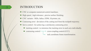 Contouring Control of CNC Machine Tools | PPTX
