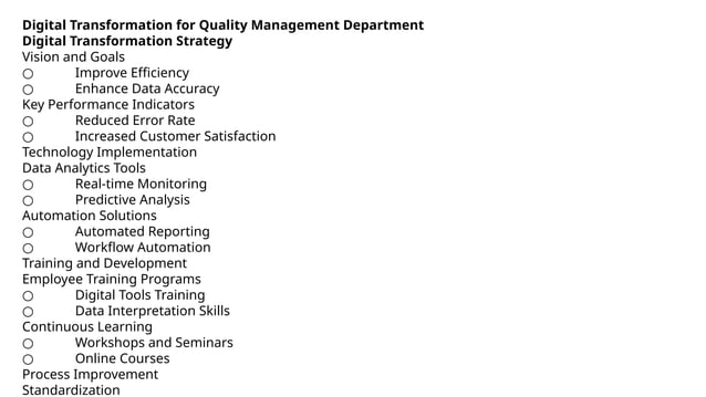 Digital Transformation Strategy Vision.. | PPT