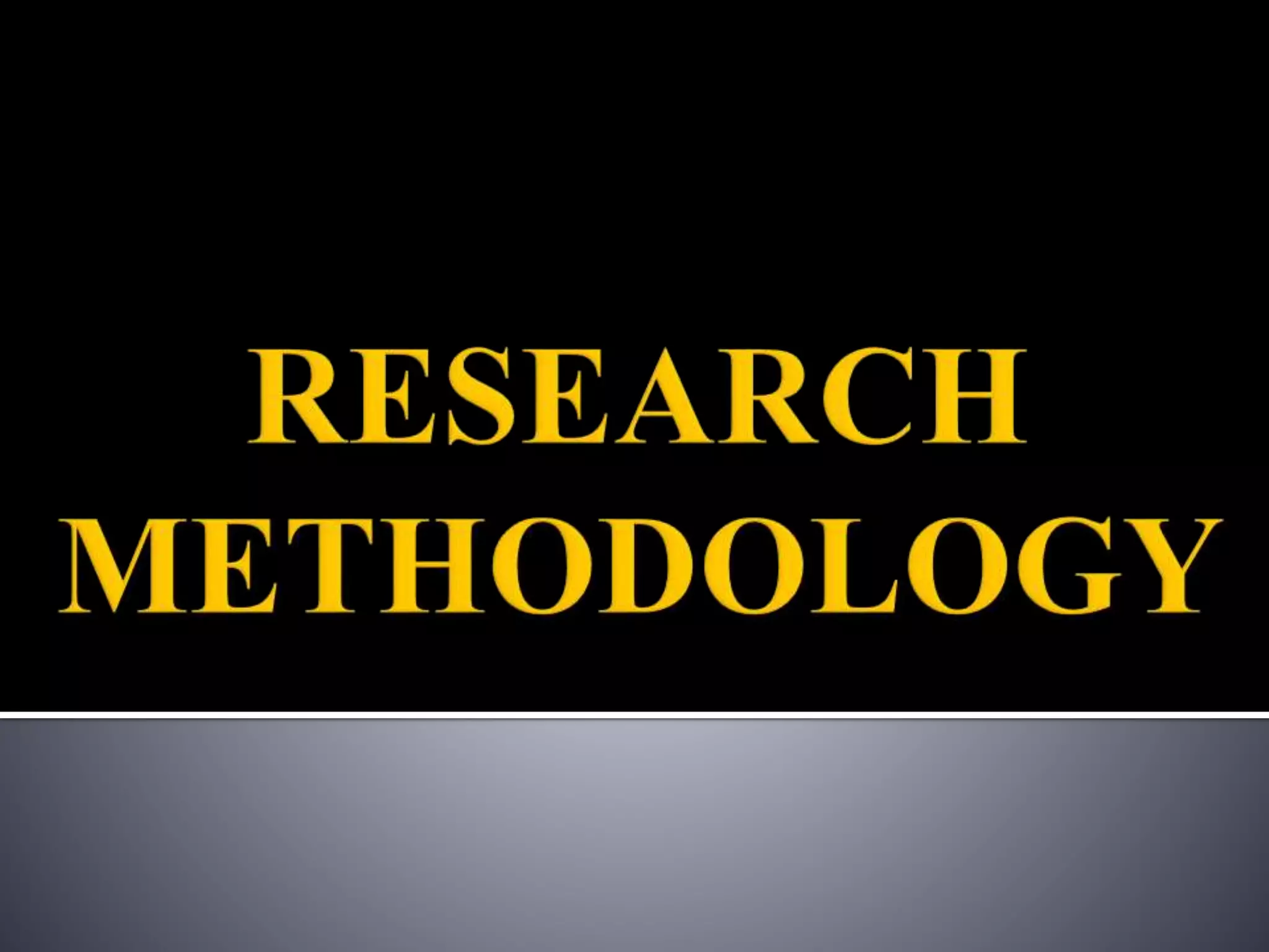 Rearch methodology | PPT