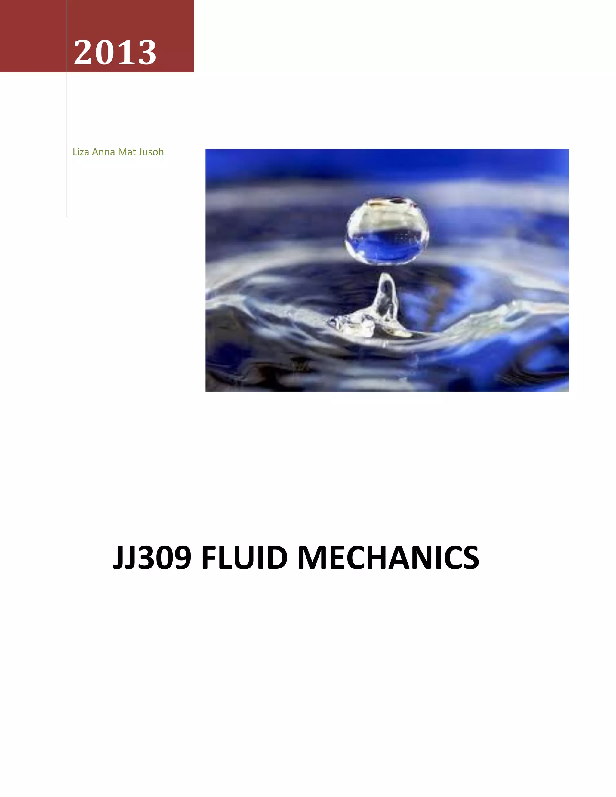 Jj309 fluid mechanics | PDF | Physics | Science