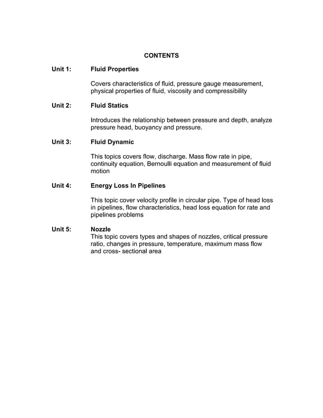 Jj309 fluid mechanics | PDF | Physics | Science