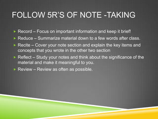 Study Skills Project | PPT