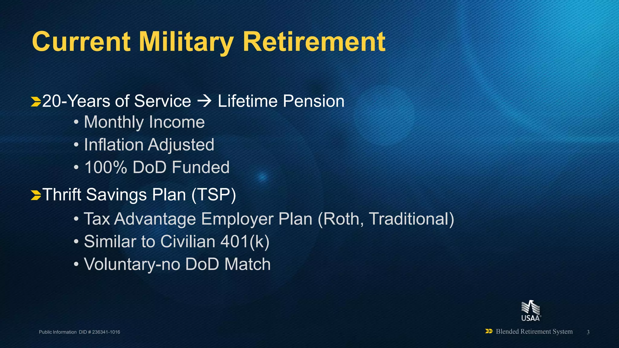 JJ MONTANARO and GREGG RIVAS - THE NEW MILITARY BLENDED RETIREMENT ...