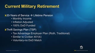 JJ MONTANARO and GREGG RIVAS - THE NEW MILITARY BLENDED RETIREMENT ...