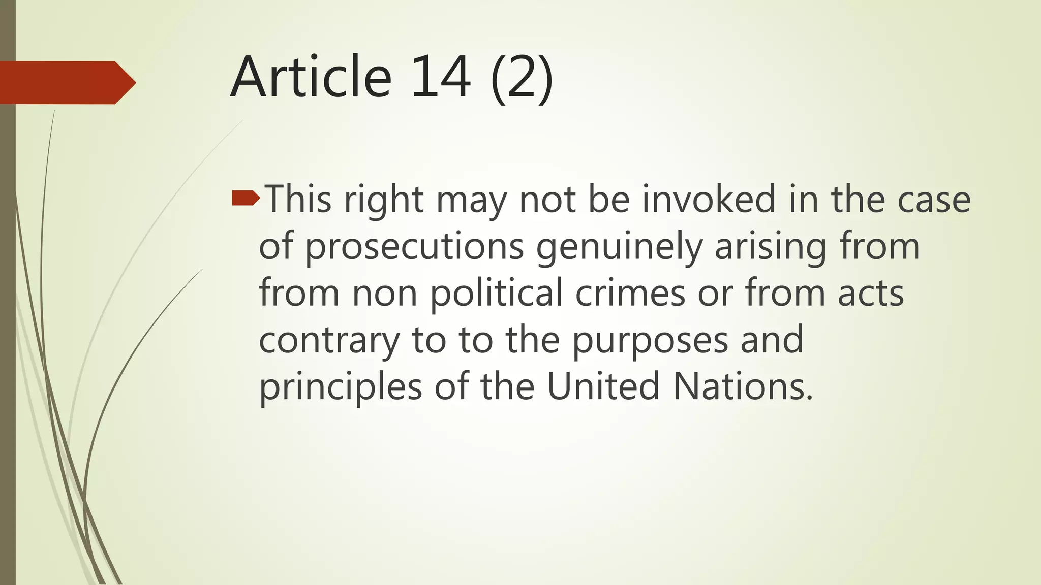 UDHR article 14_human_rights | PPT