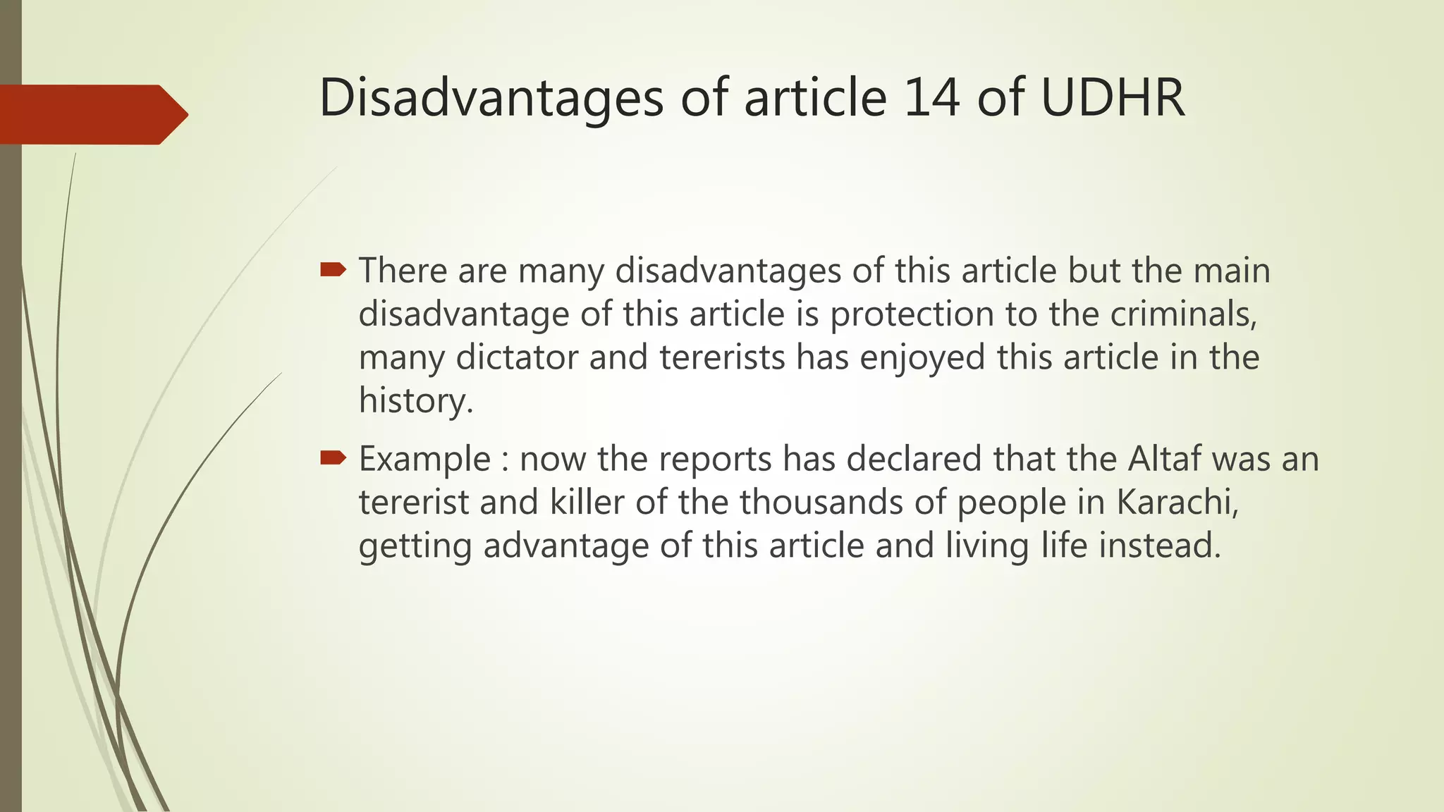 UDHR article 14_human_rights | PPT