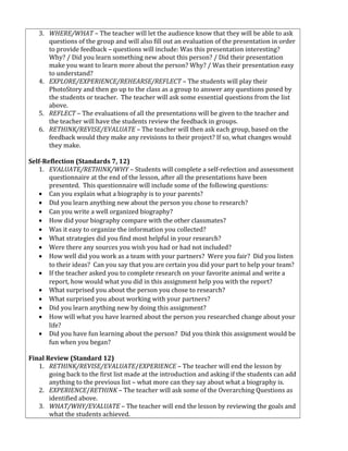Technology Intergrated Lesson | PDF