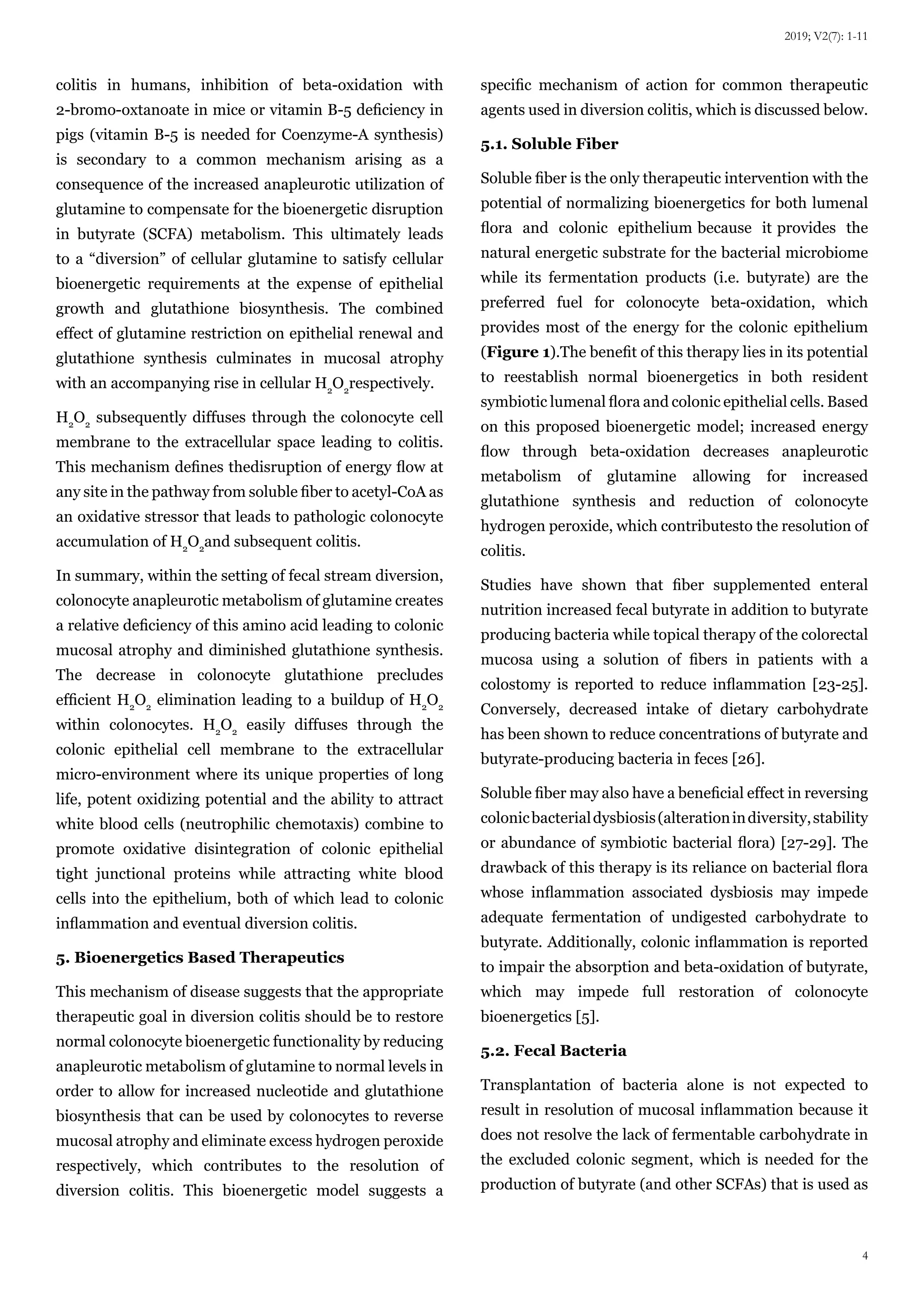 Diversion Colitis: A Bioenergetic Model of Pathogenesis | PDF