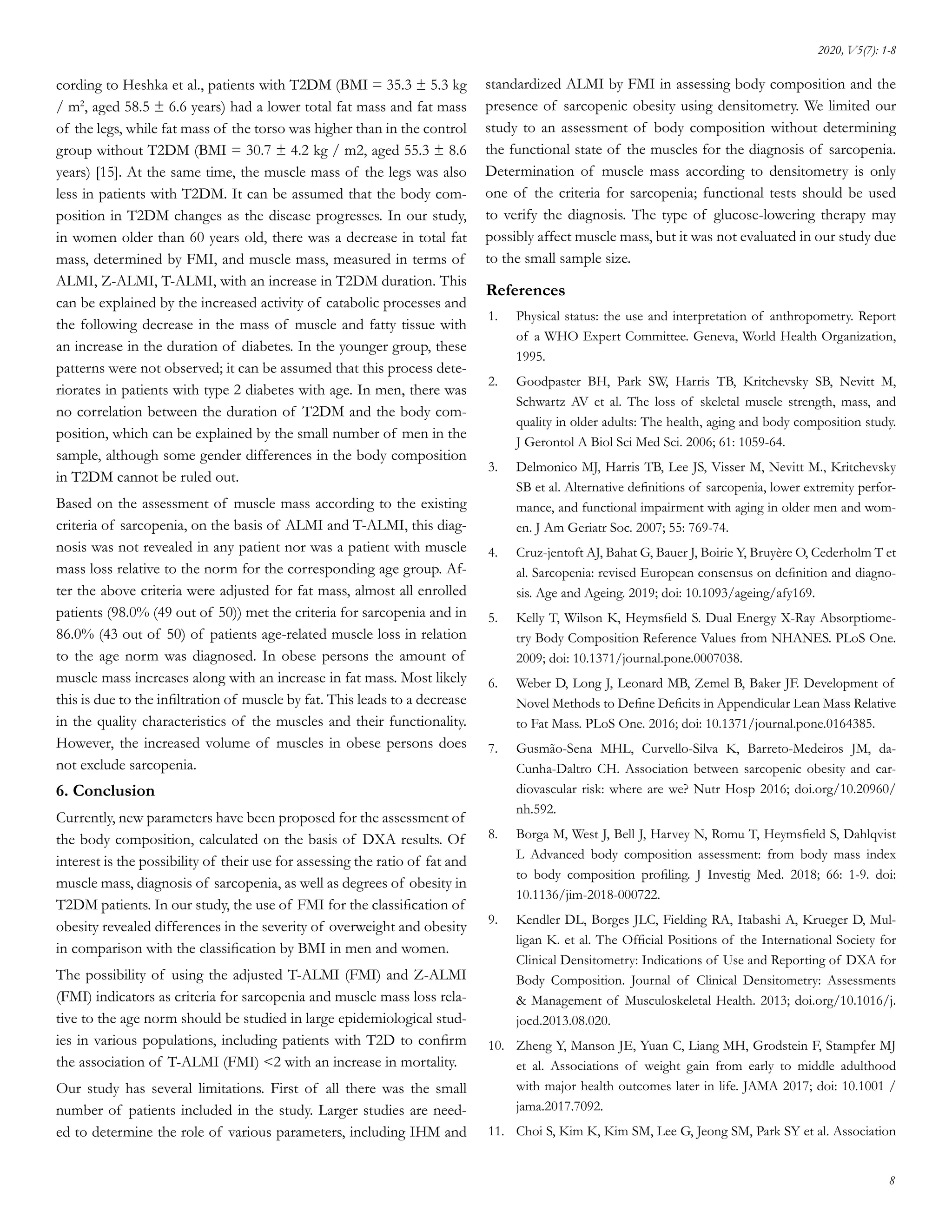 Assessment of Muscle and Fat Mass in Type 2 Diabetes Patients By Dual ...