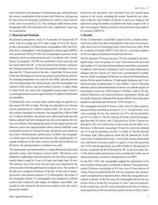 Hydrocolonic Sonography. A Forgotten Technique | PDF