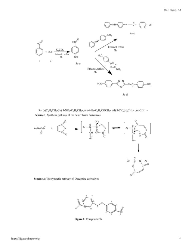 Synthesis, Characterization, Biological Evaluation of Some Heterocyclic Oxazepine Derivatives | PDF