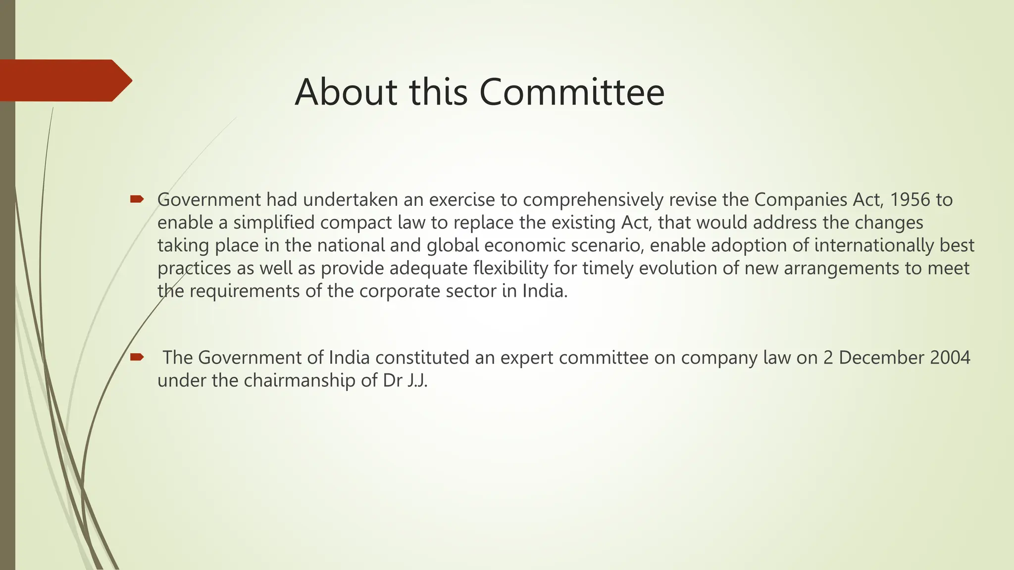 JJ irani committee.pptx