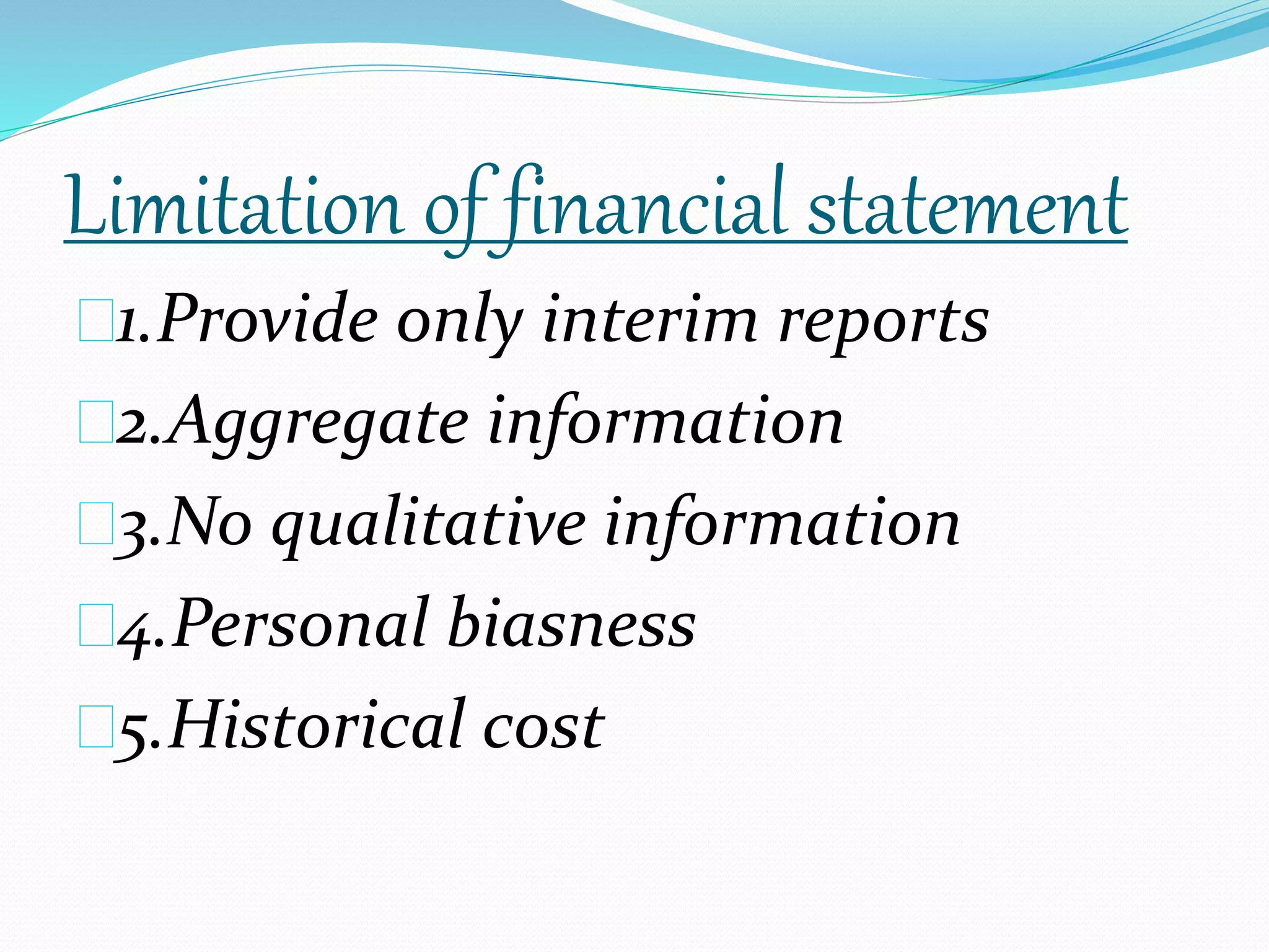 Financial Statement | PPTX
