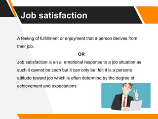 Job satisfaction | PPTX