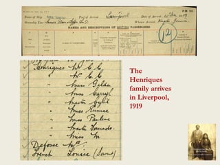 Jamaican UK immigrant family histories | PPT | Free Download